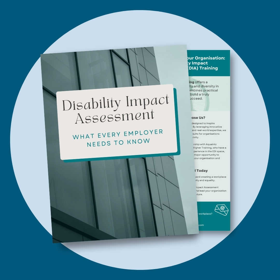 Disability Assessment Guide - Aim Higher Training